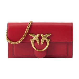 Pinko Love One Wallet C - - Bags - Damen - Rot - ONE SIZE