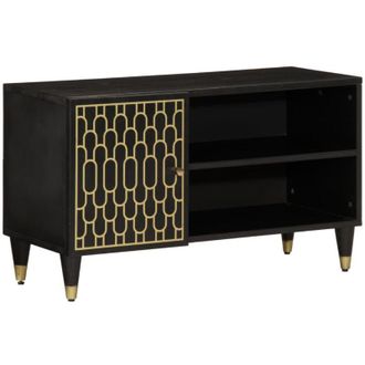 vidaXL Meuble tv 80x31x46 cm bois massif de manguier Vidaxl