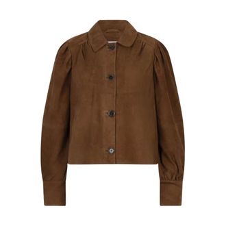 Dante6 Femme, Vestes, Brun, Taille: 36 FR Veste en Su&egrave;de Micaiah