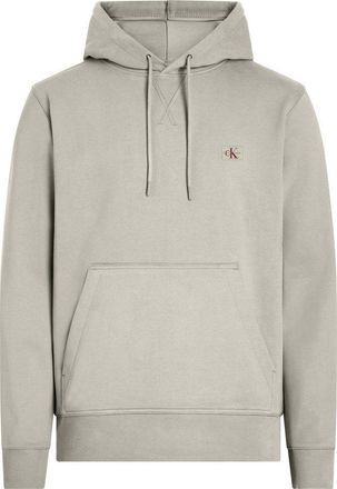Calvin Klein Jeans Sweatshirt WOVEN LABEL HOODIE Kängurutasche, Logostickerei