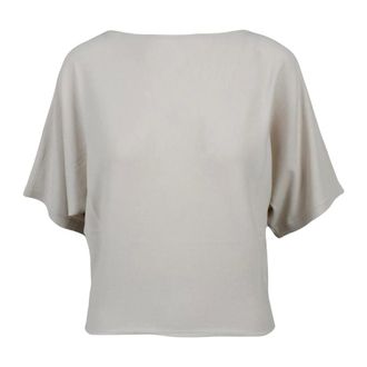 Alpha Studio Pull court - Femme - Pulls - Beige - Taille: 44 FR
