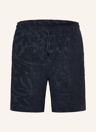 HUGO BOSS Frotteeshorts blau