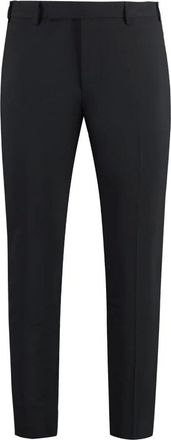 PT01 Pt01, Homme, Pantalons, Noir, Taille: L Pantalon de ville en laine coupe slim