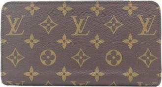Louis Vuitton Portefeuille Pre-owned en toile - Femme - Pre-owned - Brun - Taille: ONE Size