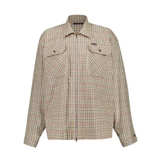 Balenciaga Zip-up Shirt - - Jackets - Herren - Beige - M