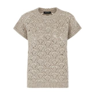 Fabiana Filippi Rundhals-Strickware - - Knitwear - Damen - Grau - S
