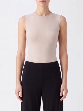 Maison Margiela Schulterfreies Slim Fit Jersey-Body-Top