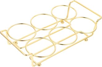 Valiclud Shot Glass Rack aus Metall Kompakt und Platzsparend Praktischer Schnapsglashalter für Bar und Party Organisiert Mehrere Shotgläser Einfach zu Reinigen