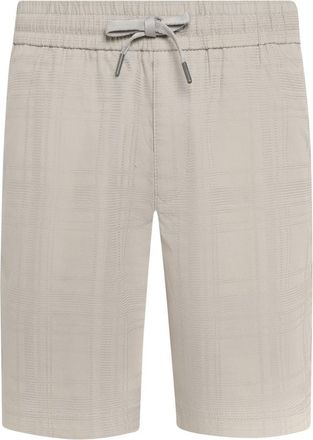 HUGO BOSS Sommerliche Baumwollshorts mit Struktur und Kordelzug in