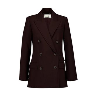 Zimmermann Elegante Wollmischungsjacke - - Jackets - Damen - Braun - XS