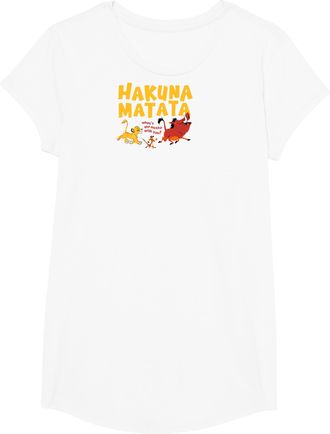 Disney The Lion King Simba Timon Pumbaa Hakuna Matata Walk T-Shirt