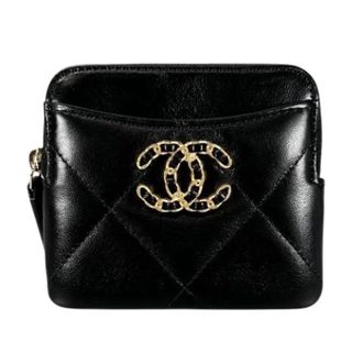 Chanel Porte-monnaie Pre-owned - Femme - Pre-owned - Noir - Taille: ONE Size