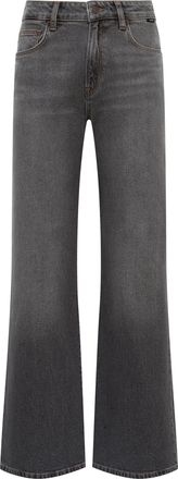 Mavi Damen Malibu Jeans, Grey Brushed 90s, 30/32