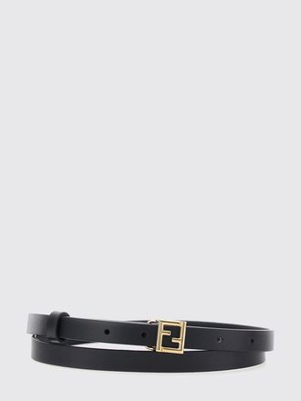 Fendi Schmaler G&uuml;rtel aus Kalbsleder mit FF-Monogramm-Schnalle