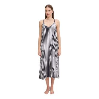DKNY Satin-Nachthemd - - Dresses - Damen - Blau - S
