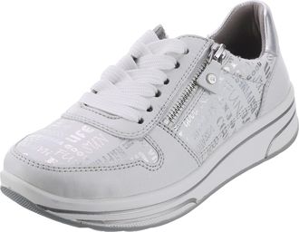 Ara Damen Sapporo Sneaker, Nebbia,Silber, 36 EU Weit