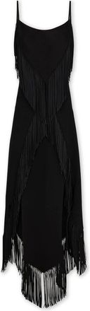 Paco Rabanne Femme, Robes, Noir, Taille: 36 FR Long Dress in Crepe
