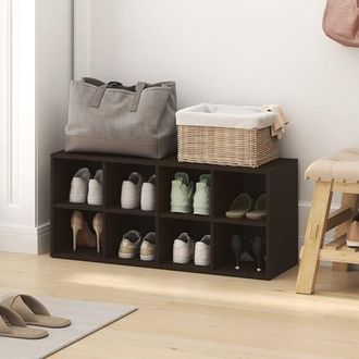 Furinno FANO Schuhregal, 8-teiliges Schuhregal, stapelbar, 11,7 x 35,9 x 15,6 cm, f&uuml;r Garderobe, Flur, B&uuml;ro, Garage, Wei&szlig;