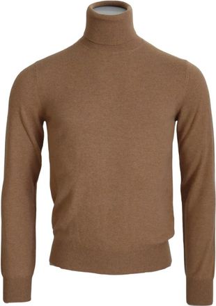 Dolce & Gabbana Luxuri&ouml;ser Cashmere Rollkragenpullover - - Knitwear - Herren - Beige - S