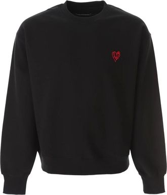 Andersson Bell Homme, Sweatshirts et sweats &agrave; capuche, Noir, Taille: 2XL Adsb Heart SweaT-shirt