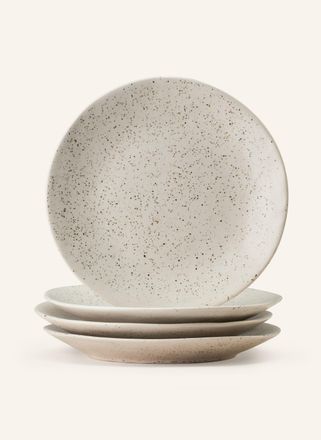 Broste Copenhagen Broste Copenhagen 4er-Set Dessertteller Nordic Vanilla beige