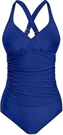 Generic Maillots De Bain Une Pieces Femme Amincissant Fendu imprimé dété Maillots de Bain Mode Maillots de Bain Bikini (B, M)