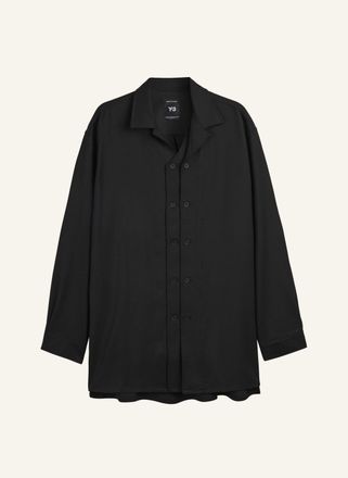 Yohji Yamamoto Y-3 Hemdjacke, Wolle schwarz