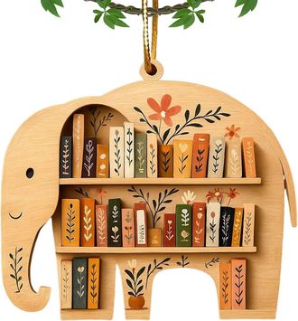 Generico Buch f&uuml;r, aus Holz, niedlich, f&uuml;r Zuhause, f&uuml;r Kinder, Familie, Freunde, Geburtstag, Halloween, Thanksgiving, Party, Neujahr