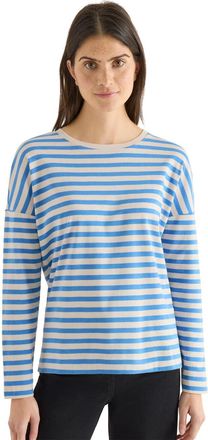 Cecil Gestreiftes Shirt Fountain Blue XXL