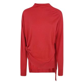 Magda Butrym Rollkragenpullover mit Twist-Detail - - Knitwear - Damen - Rot - 2XS