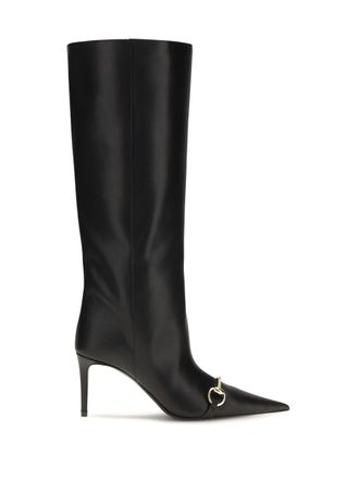Gucci Horsebit Boots - Black