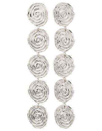 Pilgrim Air - Versilberte Ohrringe