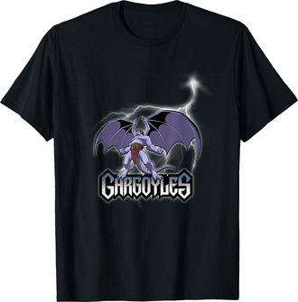 Disney Gargoyles Goliath Epically Rising Under The Thunder T-Shirt