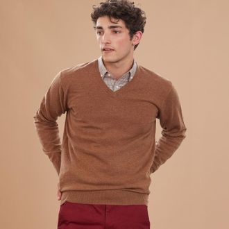 Bexley Elian - Pull homme marron chiné