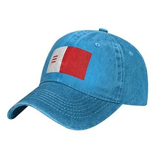 Generic Driewegen Vlag Homme Femme Chapeau De Cowboy Anti-Soleil Casquette De Baseball R&eacute;glable Hip-Hop Cap pour Sport Golf Randonn&eacute;e