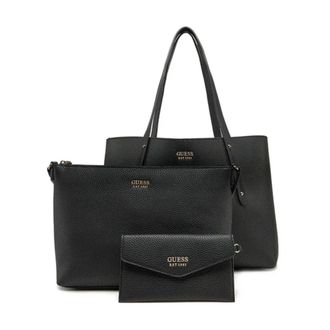 Guess 3-in-1 PU Leder Tasche - Schulterstil - - Bags - Damen - Schwarzk - ONE SIZE