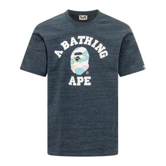 A Bathing Ape A Bathing Ape, Herren, Oberteile, Blau, LGr&ouml;&szlig;e