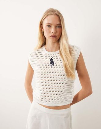 Polo Ralph Lauren Pull - Blanc