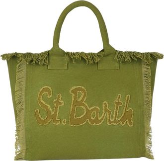 Saint Barth Femme, Sacs, Vert, Taille: ONE Size Vanity Tote Bag