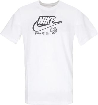 Nike Brooklyn Nets Logo Tee Wei&szlig; - - Sport - Herren - Wei&szlig; - XL