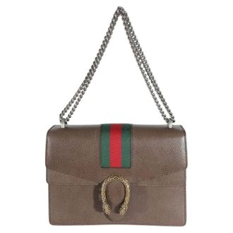 Gucci Pre-owned Toile sacs-gucci - Femme - Pre-owned - Brun - Taille: ONE Size