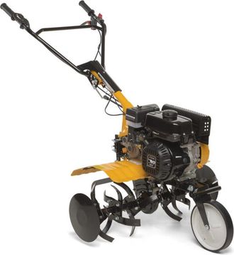 STIGA Sports Bodenfr&auml;se mit 182 ccm Benzinmotor, 85 cm Breite, 15 cm Tiefe, 6 Metallkreiseln und Vorderrad