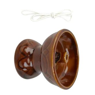 NUOBESTY Hemobllo Vintage Petroleumlampe aus Keramik mit Docht Winddichte &Ouml;llampe f&uuml;r Innenbereich Dekorative Tempel und Notbeleuchtung Kleine &Ouml;llampe f&uuml;rs Woh