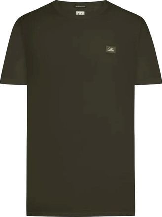 C.P. Company C.p. Company, Homme, Tops, Vert, Taille: XS T-shirt &agrave; manches courtes et col rond
