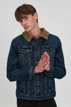 Blend Jeansjacke BHDenim L&auml;ssige Jeansjacke mit Teddyfellf&uuml;tterung