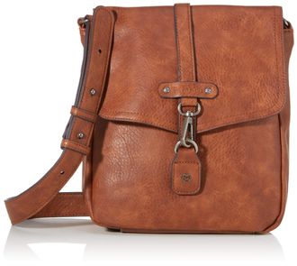 Tamaris Damen Bernadette Crossbody Bag Umh&auml;ngetasche Braun (Cognac)