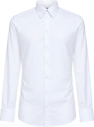 Dolce & Gabbana Homme, Chemises, Blanc, Taille: 3XL Chemise en coton Supima