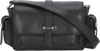 Hogan Femme, Sacs, Noir, Taille: ONE Size Petit sac bandouli&egrave;re &agrave; rabat