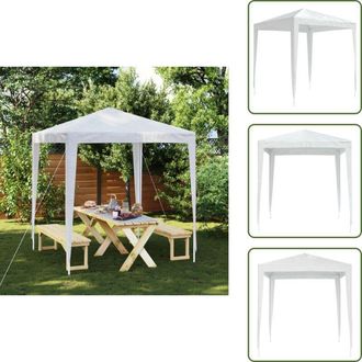 vidaXL The Living Store Tente de r&eacute;ception 2x2 m Blanc - Tente de jardin
