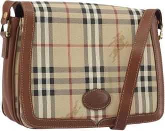 Burberry Sac port&eacute; &eacute;paule Pre-owned - Femme - Pre-owned - Beige - Taille: ONE Size